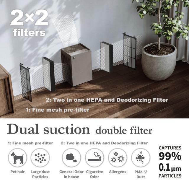 30m² Purefit Mini Air Purifier FP-S40E-W | Sharp Singapore